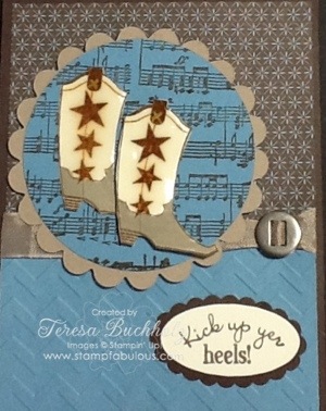 A Bootiful Card - Teresa Buchholz, Stampin' Up! Demonstrator